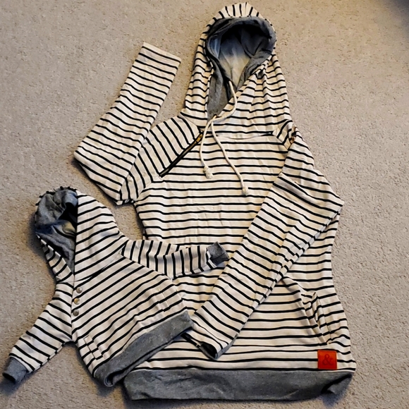 AMPERSAND AVE | Tops | Mama Baby Matching Double Hoods | Poshmark